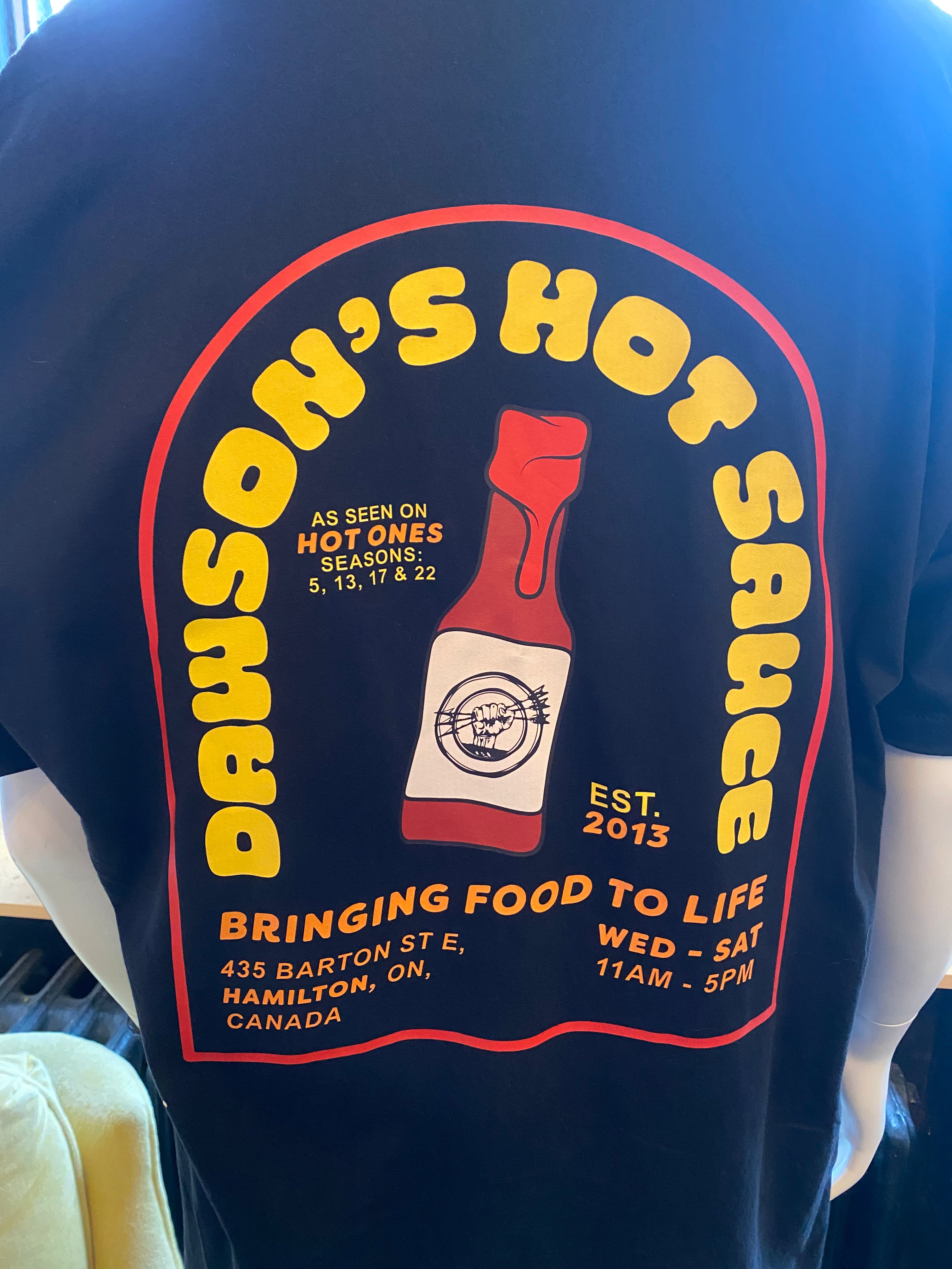 DHS Shirt - Black – Dawson's Hot Sauce